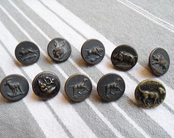 Fox Hunting Coat Buttons - Etsy