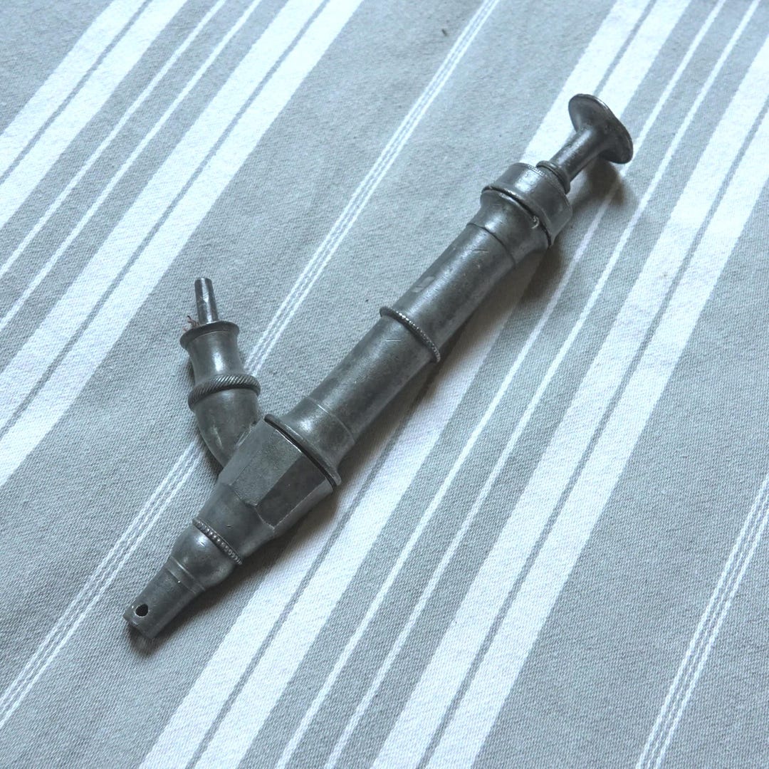 Antique Enema Pump for Colonic Irrigation/c19th Pewter Irrigator ...