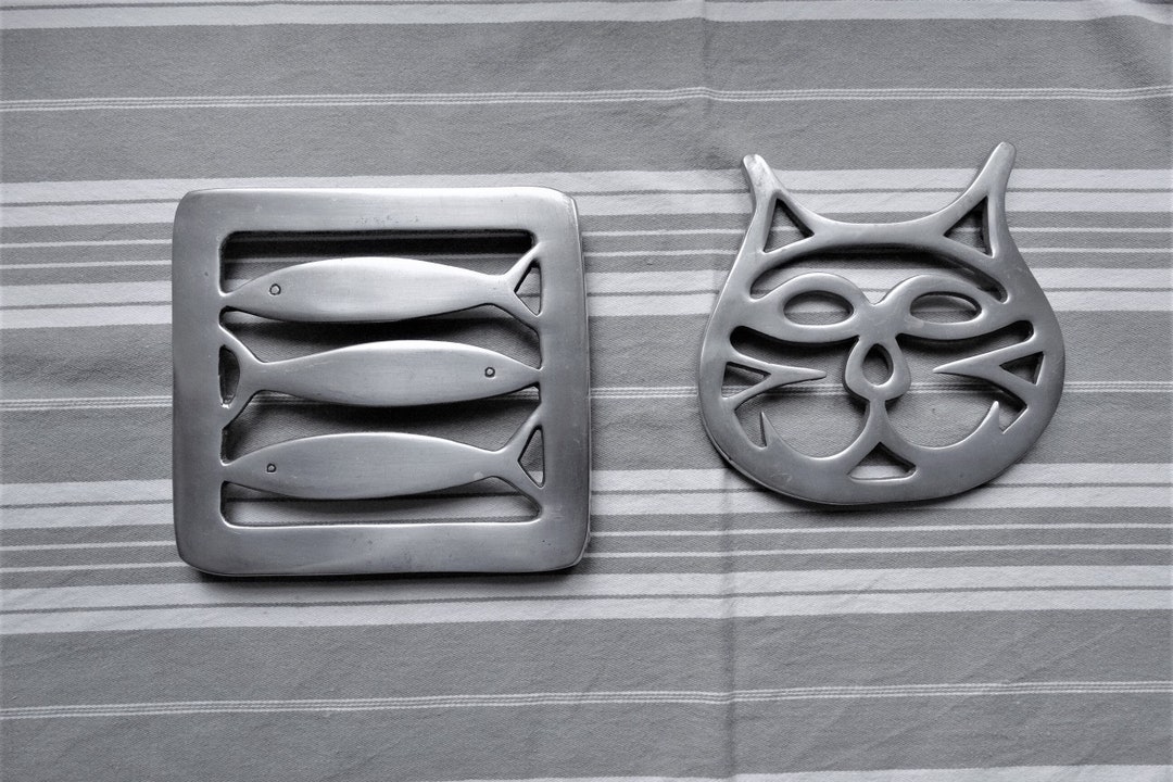 Vintage Aluminium Trivet/hot Pan Rest/mid Century French/pot or Plant ...