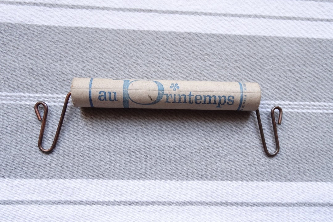 Vintage French Parcel Carrier/au Printemps Paris Parcel Handle/store ...