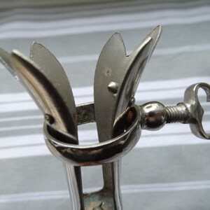 Antique Ham Bone Clamp/french Silver Lamb Shank Holder/c19th Manche à ...