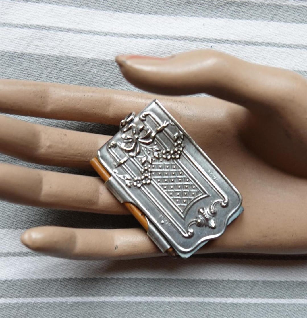 Antique Dance Card/aide Memoire/silver Plated Ball Note Pad for ...