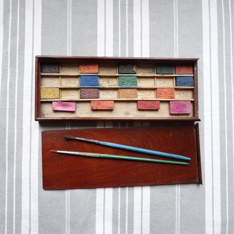 Watercolor Paint Box - Etsy