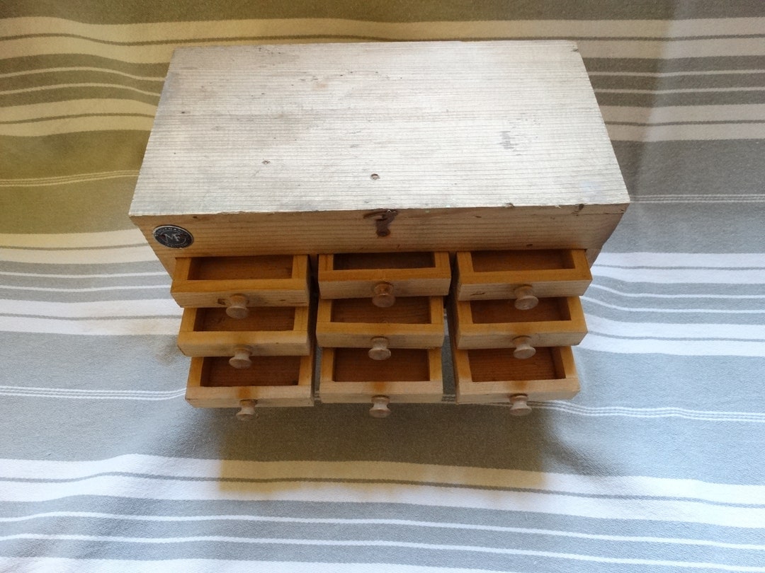 Watchmakers Drawers/set of Miniature Drawers/vintage Jewellers Drawers ...