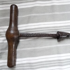 Barrel Bung Hole Cutter/cooper's Antique Auger/barrel Maker' S Auger ...