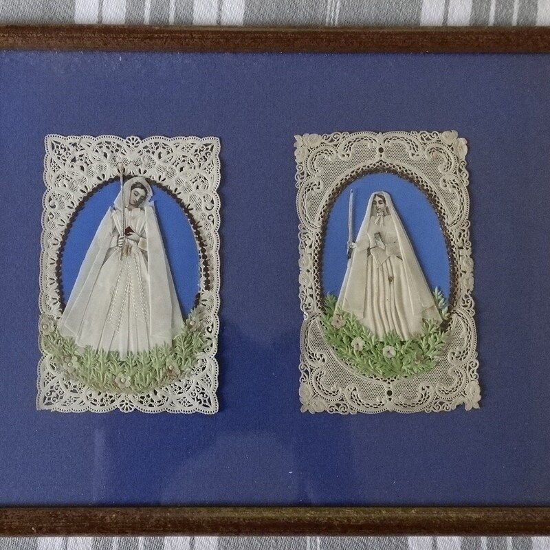 Lace Holy Card - Etsy