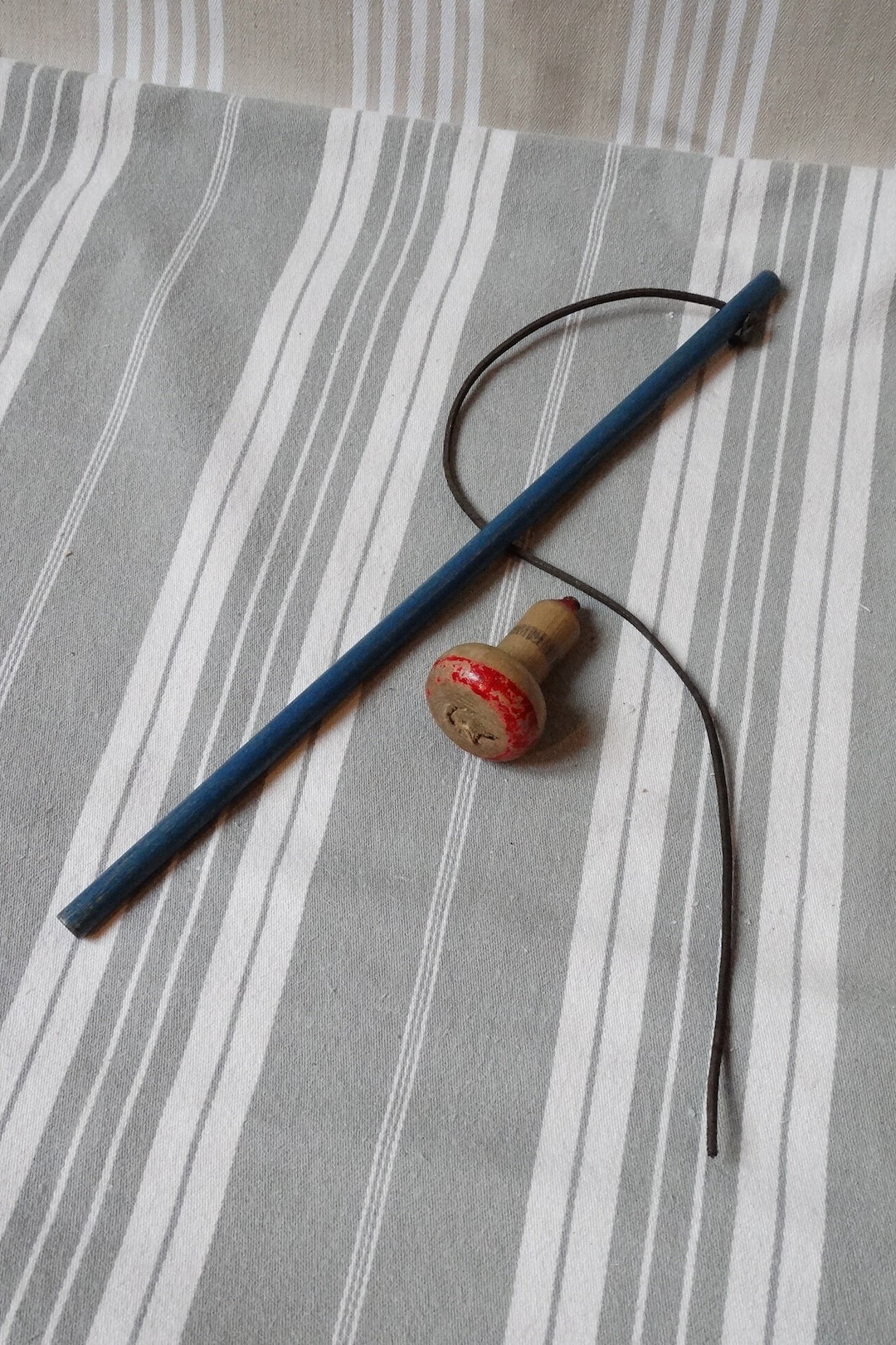 Vintage Whip & Top/trompo/whipping Top/vintage Wooden - Etsy