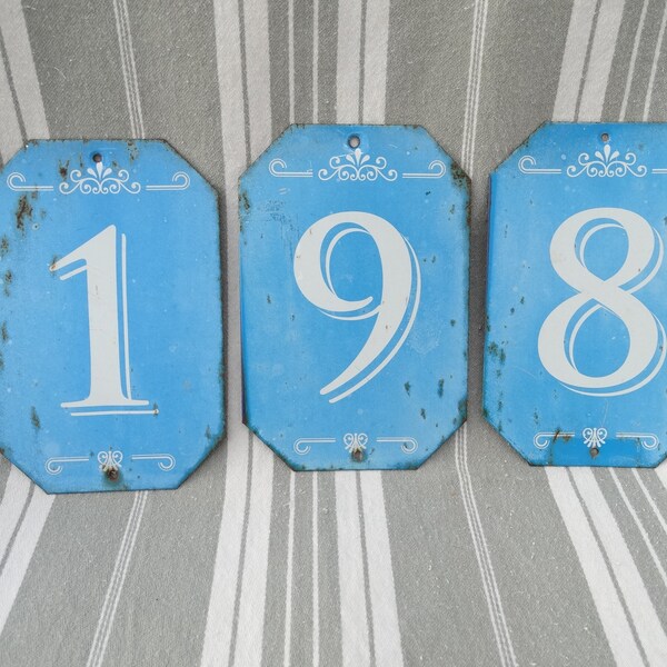 French House Numbers - Etsy