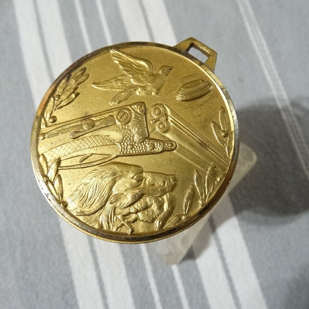 Shooting Medal/vintage Bronze Shooting Medal/hunting Medal/medaille De ...
