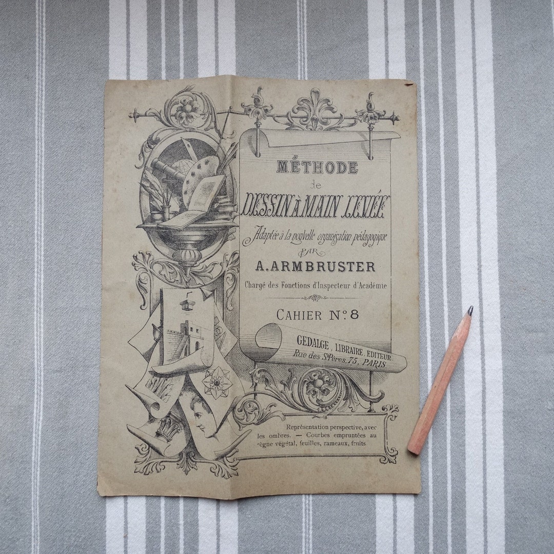 Guide to Free Hand Drawing/antique Booklet on How to Draw/ Early 1900s ...