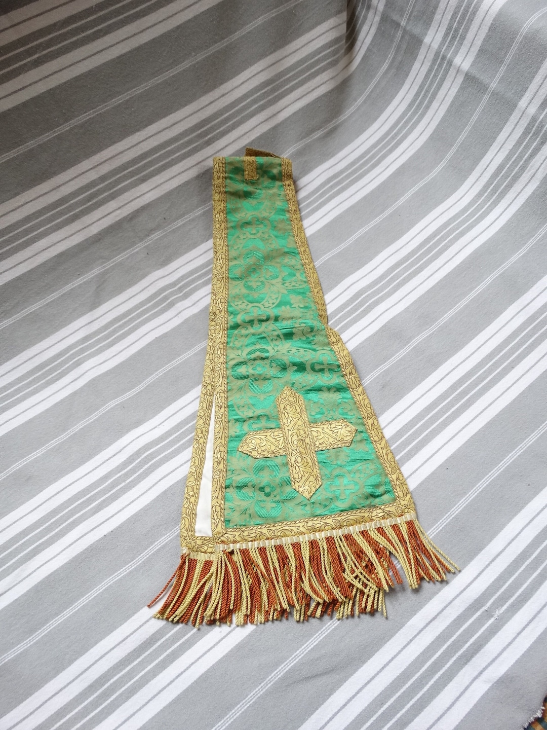 Vintage Silk Maniple/religious Vestment/french Priest's Maniple ...