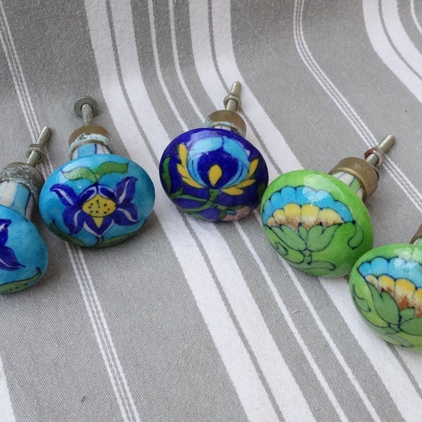 Hand Painted Knobs - Etsy