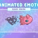 ANIMATED Squid Ink Emote Youtube, Twitch & Discord - Cute Vampire Squid ...