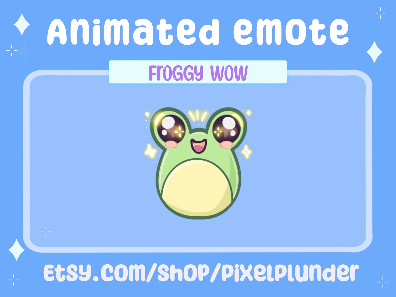 ANIMATED Froggy Frog Emote Youtube, Twitch & Discord - Cute Wow Frog ...
