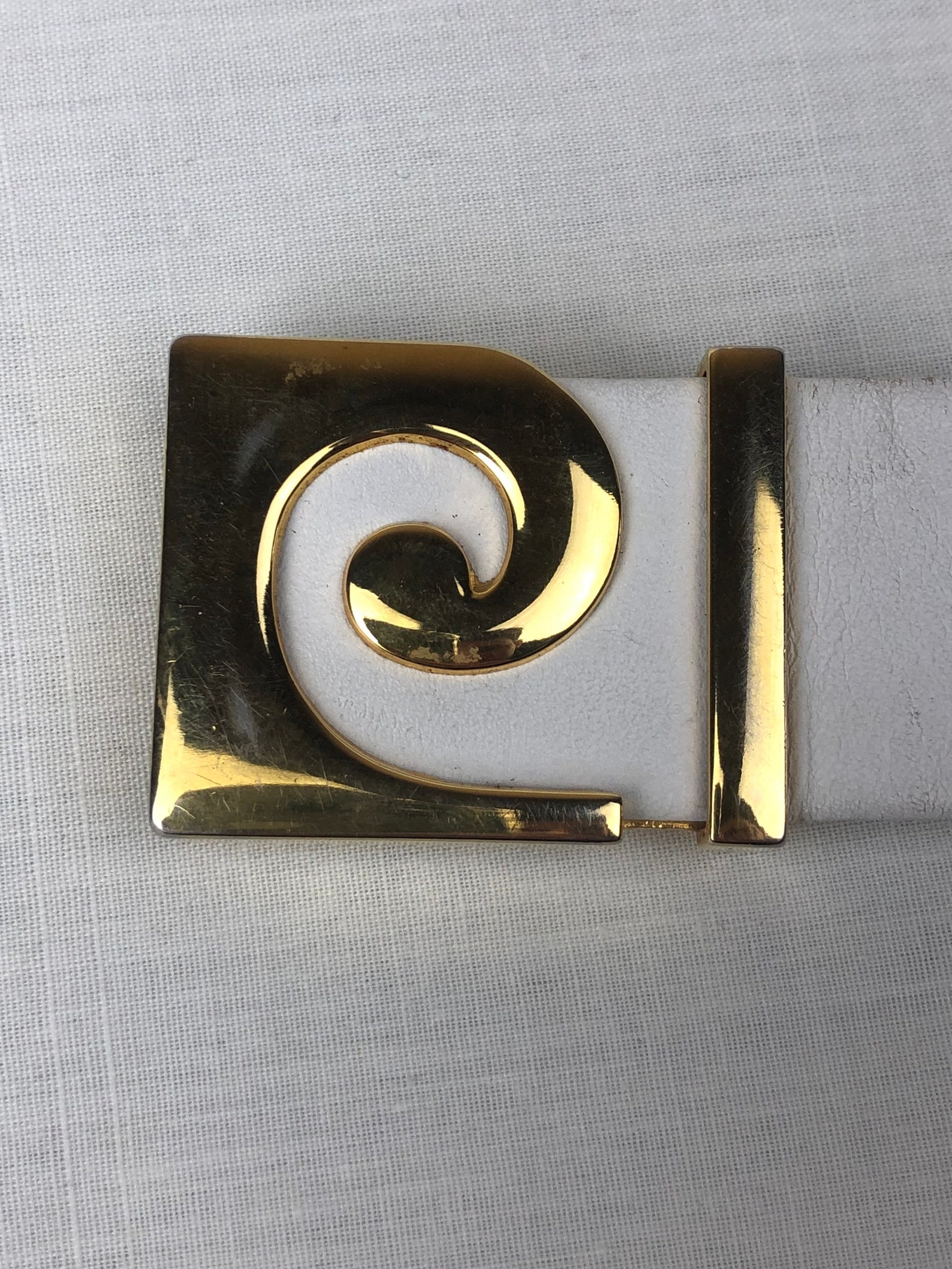 Pierre Cardin Vintage Men’s White Belt, Label Very Stylish, Retro Belt ...