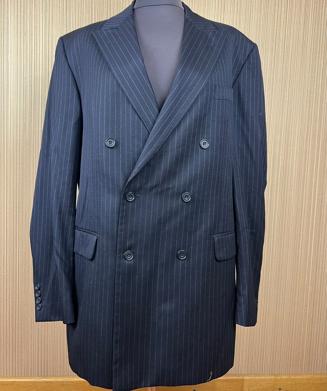 Navy Blue Vintage DAKS Men's Jacket Pure New Wool Classic Jacket - Etsy