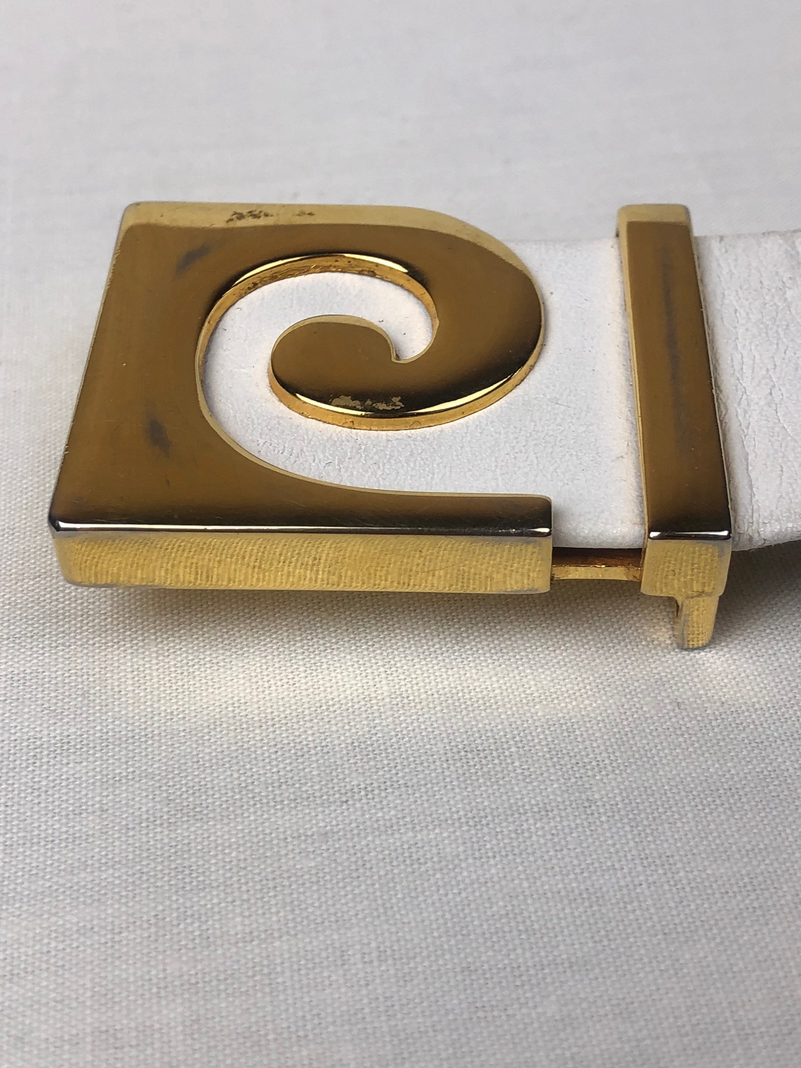 Pierre Cardin Vintage Men’s White Belt, Label Very Stylish, Retro Belt ...