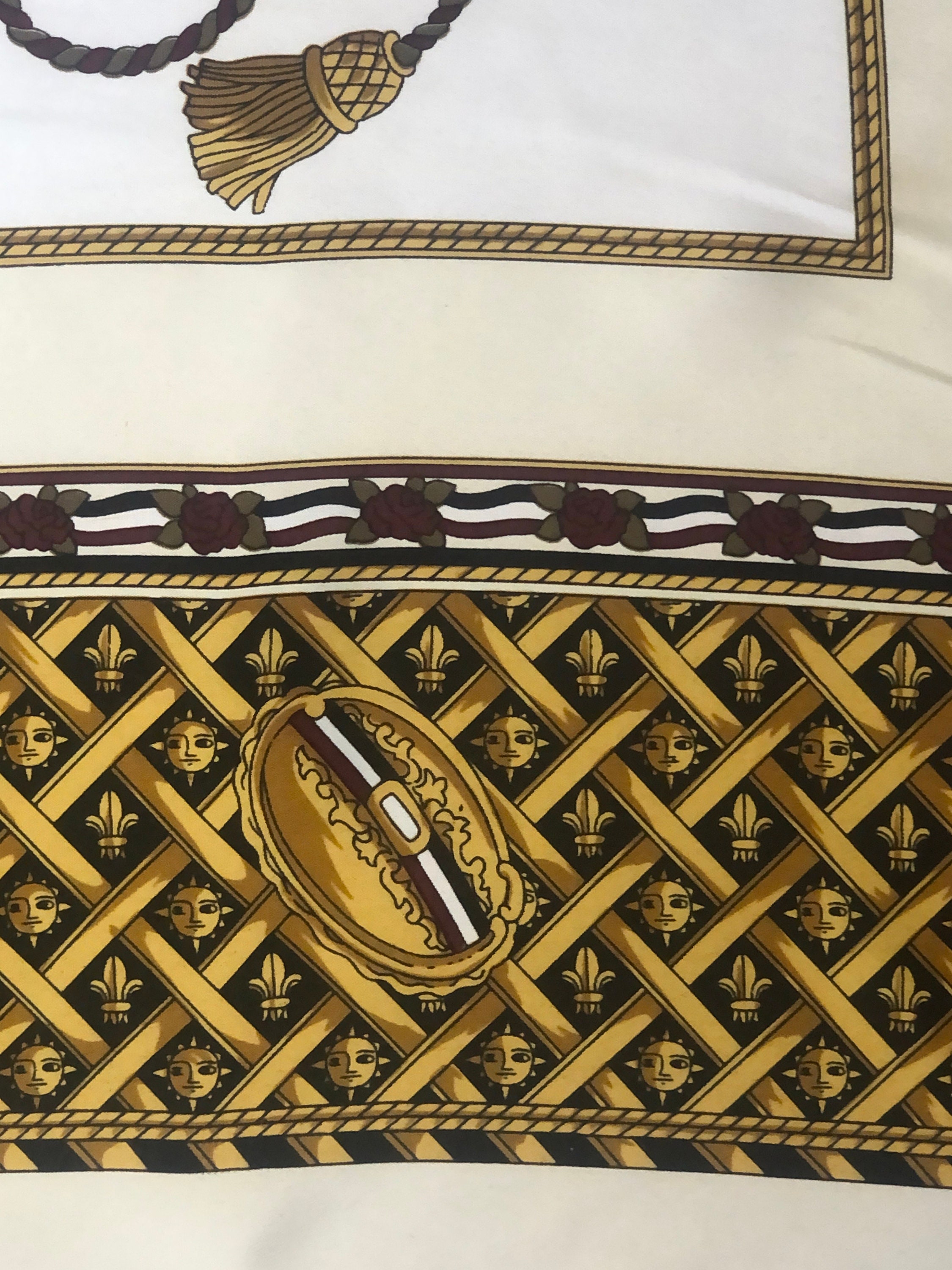 Vintage Hermes Silk Scarf, Rare, Exclusive Art Design - Etsy