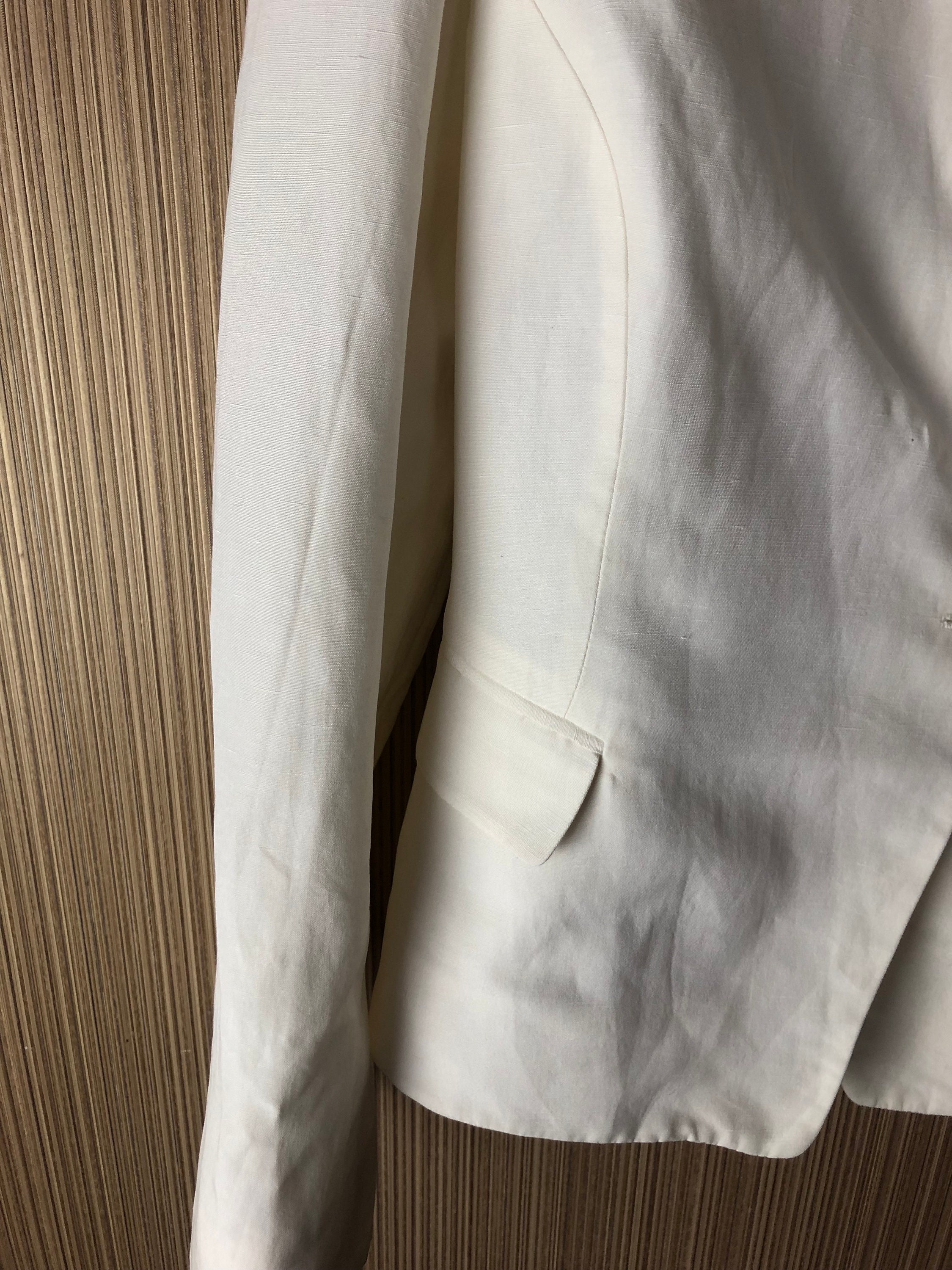 Vintage Armani Collezioni Jacket, Linen and Silk Jacket, Good Condition ...