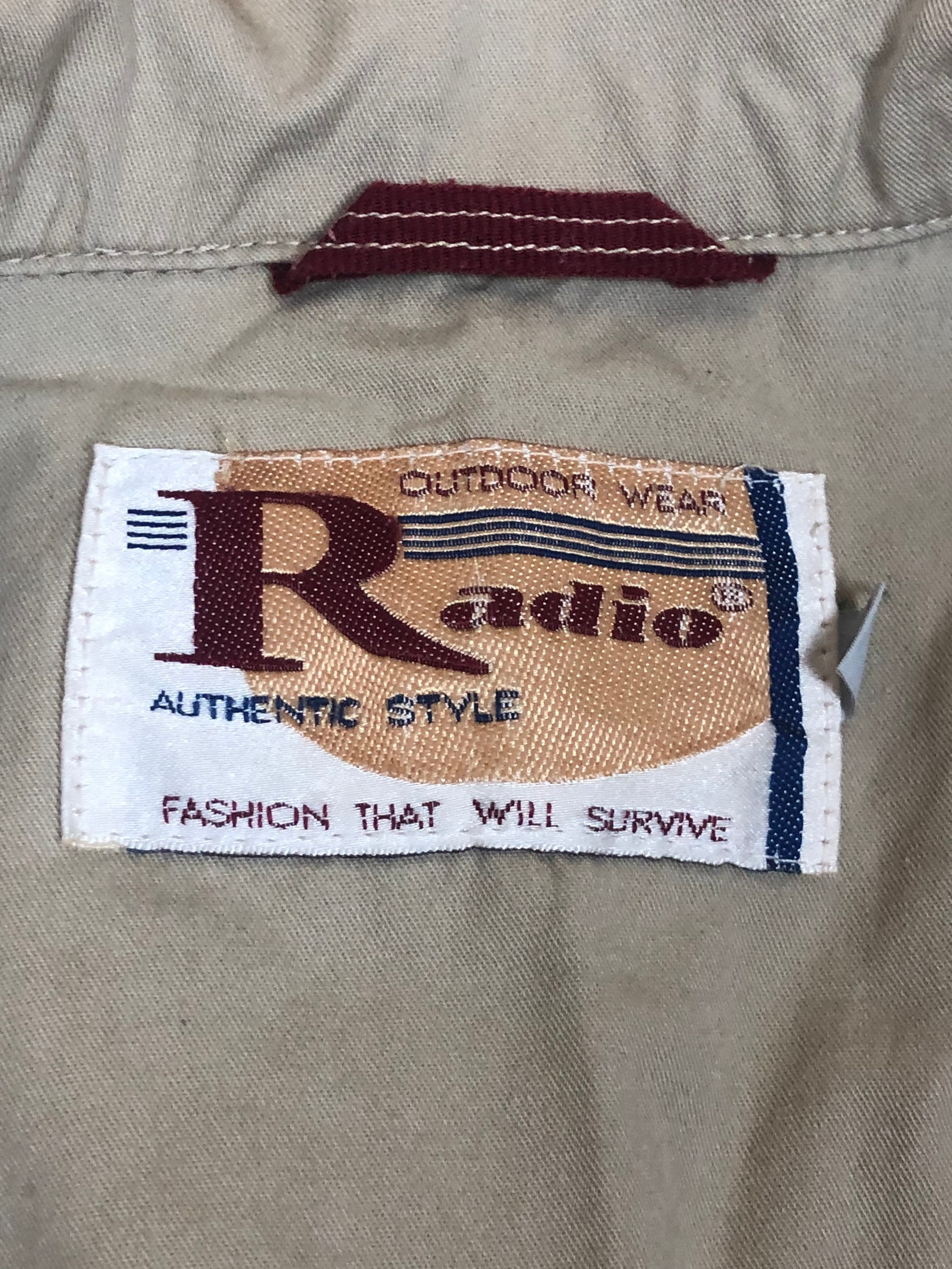 Vintage Radio Overall, Radio Clothing Company, Beige Bodysuit, Unique ...