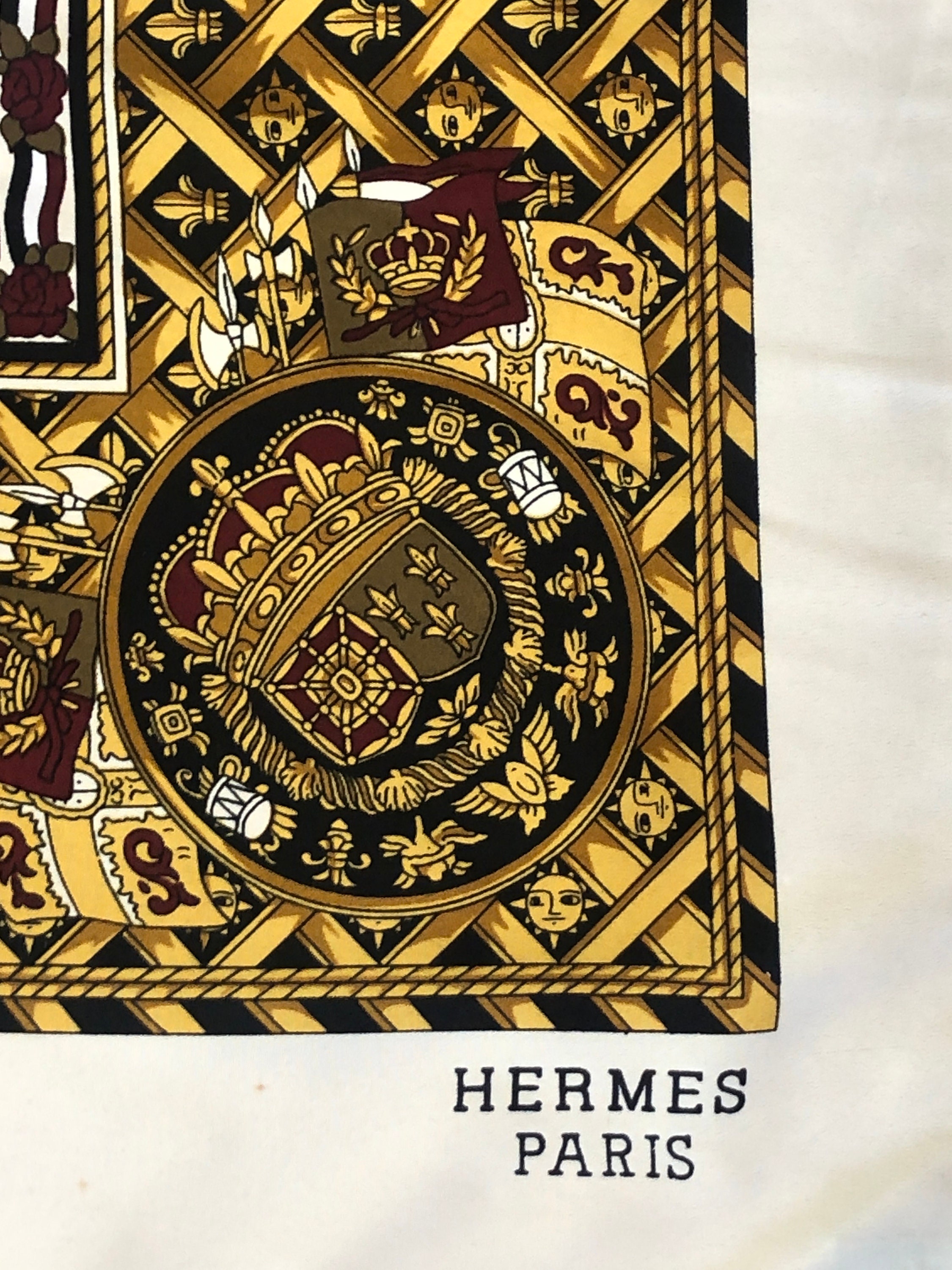 Vintage Hermes Silk Scarf, Rare, Exclusive Art Design - Etsy