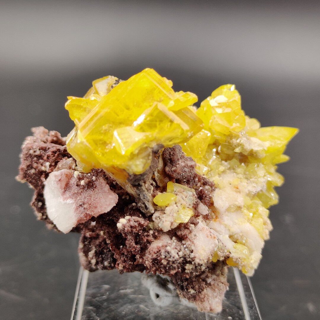Wulfenite & Mimetite, La Morita, Mexico - Etsy