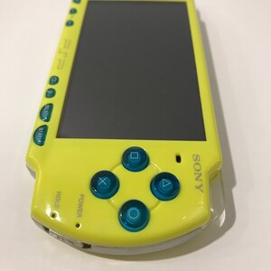 128 GB Games PSP 3000 New Neon Yellow Japan Import With Extra ...