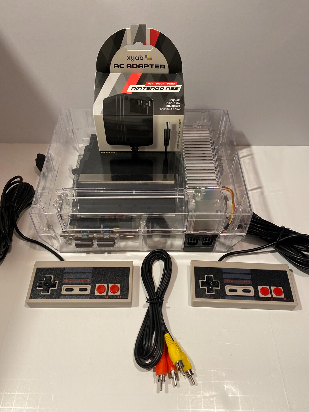 NES Clear Retro Shell Bundle - Retro Game Restore Housing Replacement ...