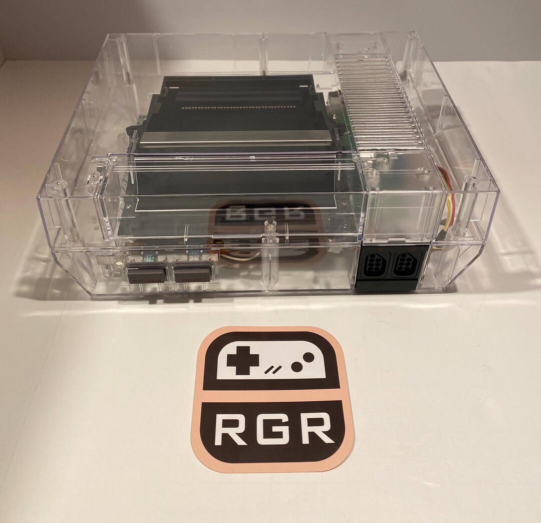 NES & Clear Retro Shell W/ Starter Bundle - Etsy