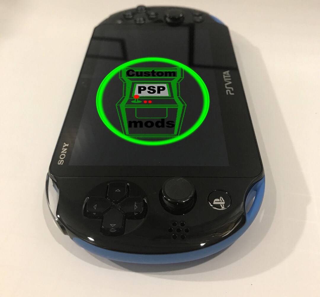 Black/blue Vita 2000 Import Custom Modded Permanent Enso 3.60 Cfw 512 ...
