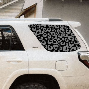 Leopard Cheetah Print Rear Window Decals Fit 2010-2024 Toyota 4runner ...