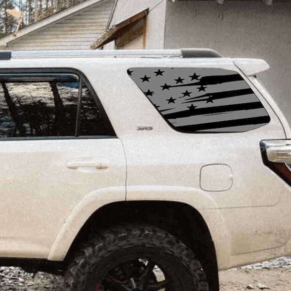 American Flag 4runner Window Decal - Etsy
