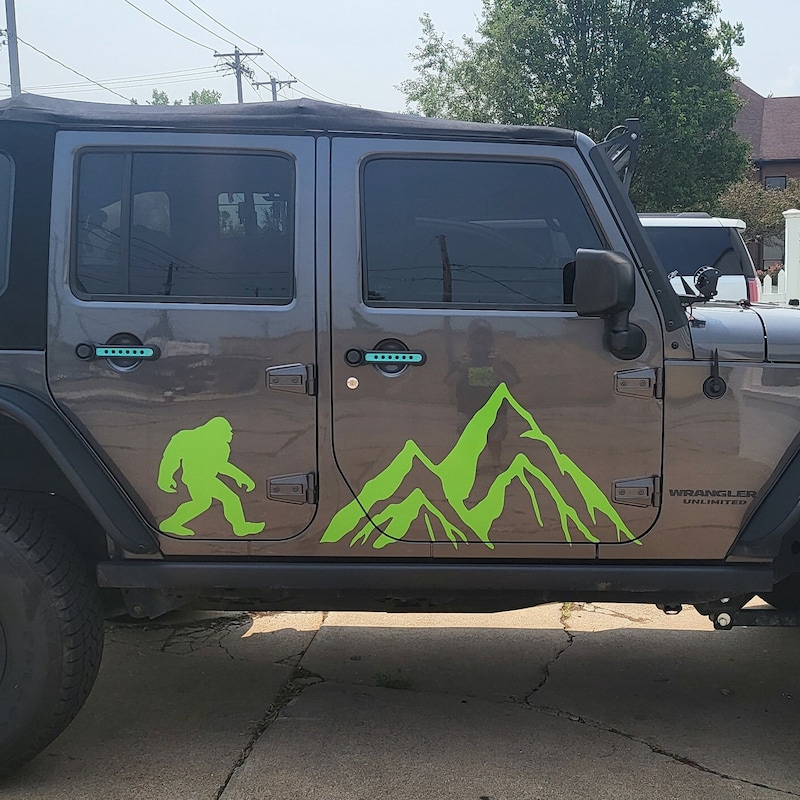 Jeep Decal Mountain - Etsy
