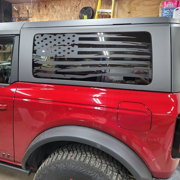 Ford Bronco Decals American Flag - Etsy