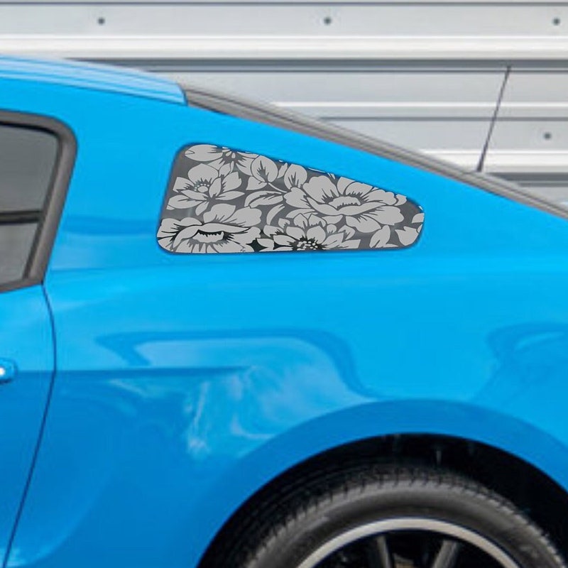 Mustang Quarter Window Decals - Etsy