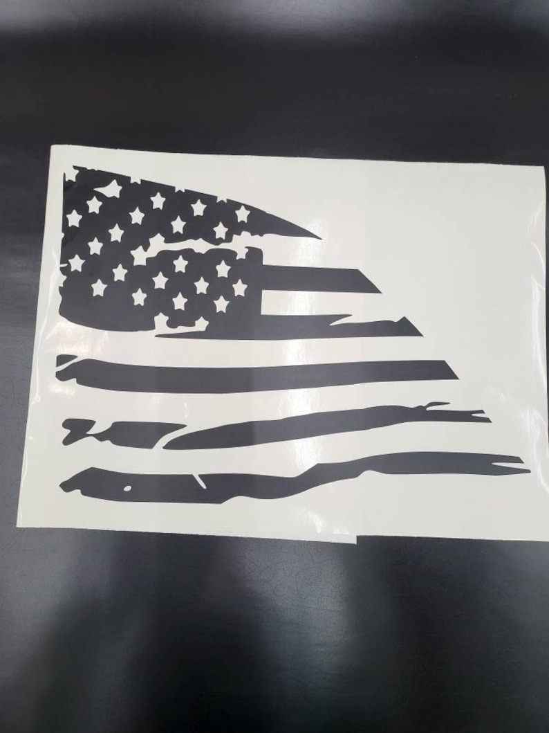 Dodge Challenger Distressed American Flag Window Decals Fits - Etsy