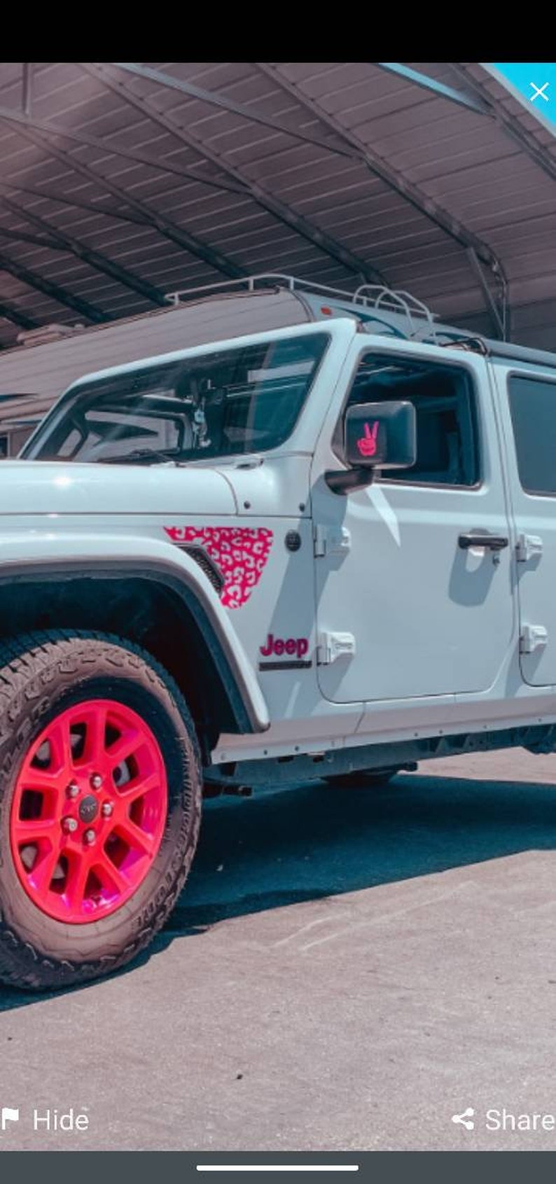 Fender Vent Leopard Print Decals Fit 2018-2022 Jeep Wrangler / - Etsy