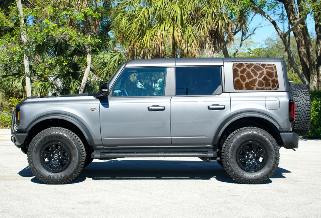 Giraffe Window Perforated Vinyl Animal Print See-thru Graphics Fit 2021 ...