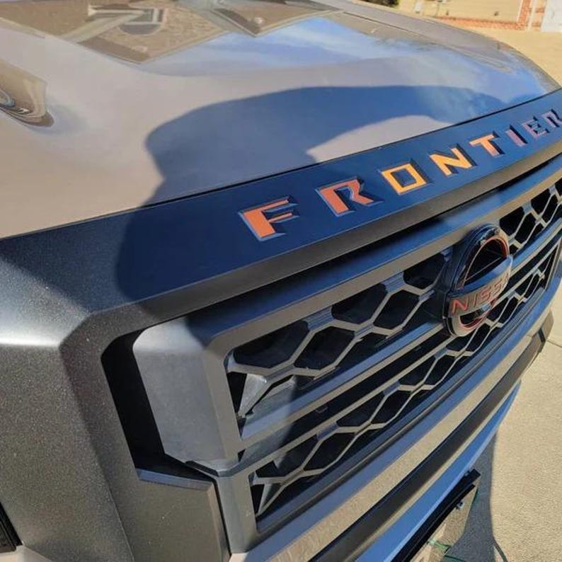 Vinyl Letter Inlays Tailgate Grille Letters Fit 2022 an up Nissan ...