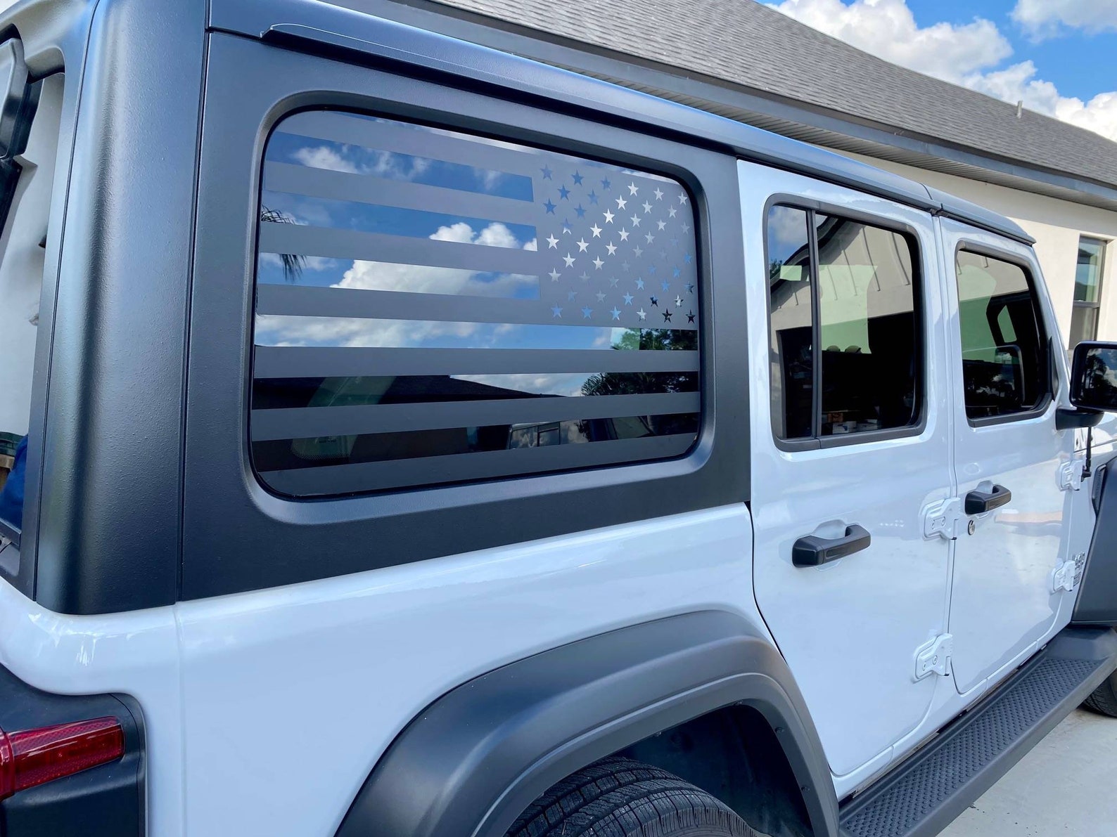 American Flag Rear Window Decals Fit Jeep Wrangler Unlimited - Etsy