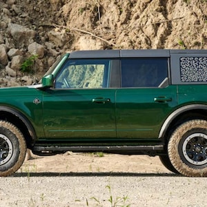 Leopard Cheetah Print Rear Window Decals Fit Ford Bronco 6g Hardtop ...