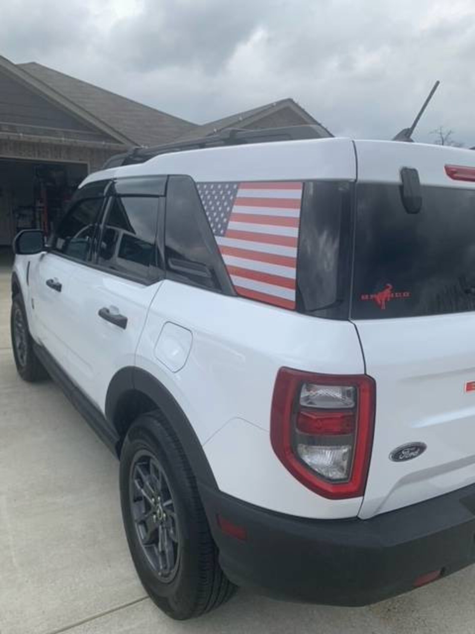 American Flag Rear Side Window Decals for 2021 Ford Bronco | Etsy