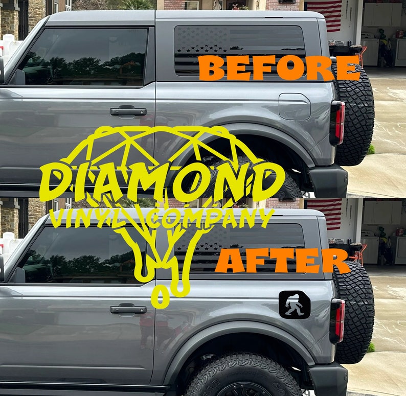 Gas Fuel Door Bigfoot Sasquatch Decal Sticker Fits 2021 2024 Ford ...