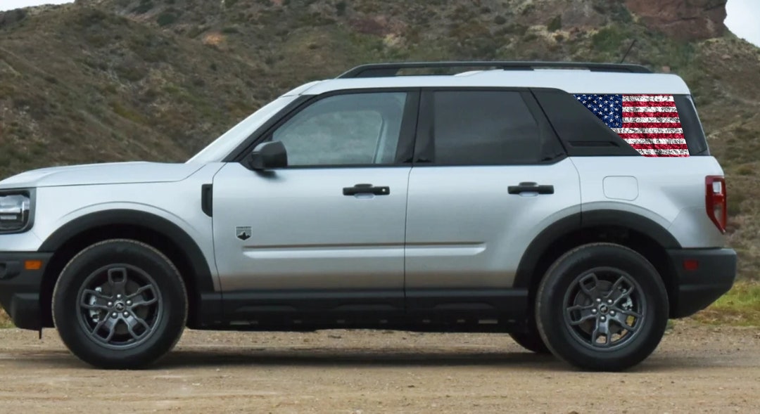 American Flag Blue Line Window Perforated Vinyl Flag See-thru Graphics ...