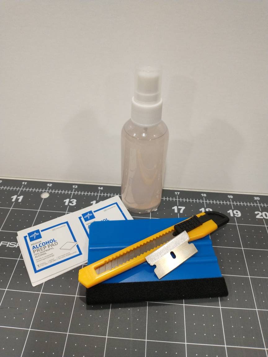 Vinyl Decal Wet Installation Kit - Etsy