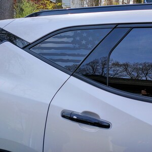 Distressed American Flag Rear Side Window Decals for 2019-2024 Chevy ...