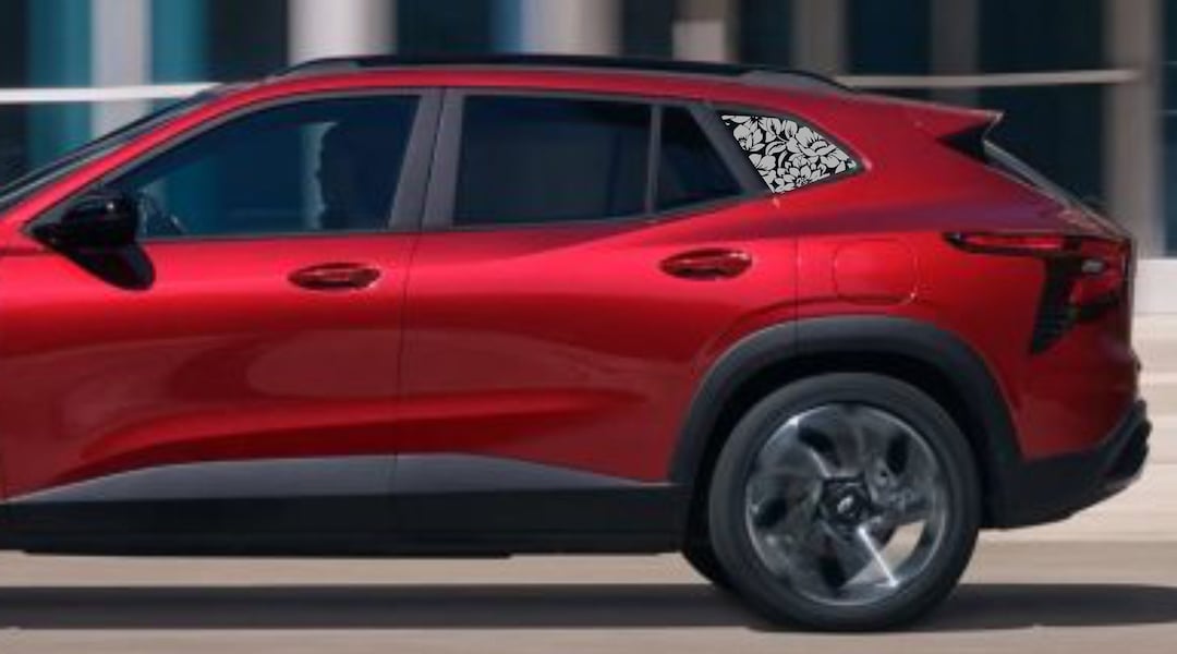 Floral Print Rear Side Window Decals for 2024 Chevy Trax Precut - Etsy