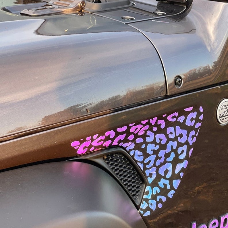 Fender Vent Leopard Print Decals Fits 2018-2022 Jeep Wrangler - Etsy