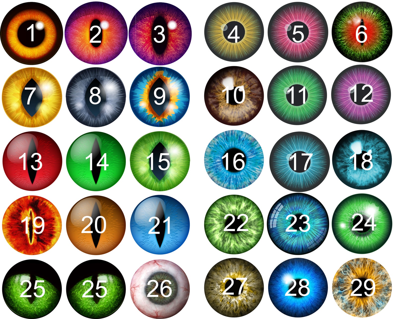 Eye Decals Stickers for Jeep Wrangler Angry Eyes Reptile Cat Eyes - Etsy