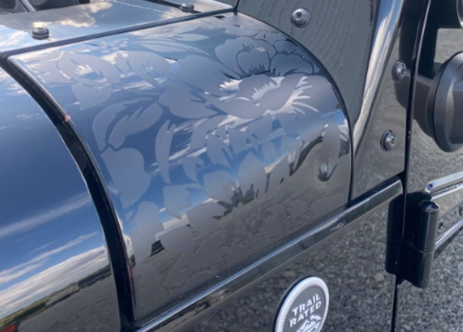 Floral Flowers Cowl Decals Fits 2007-2017 Jeep Wrangler JK/JKU - Etsy